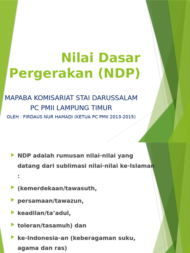 NDP Pmii | PDF