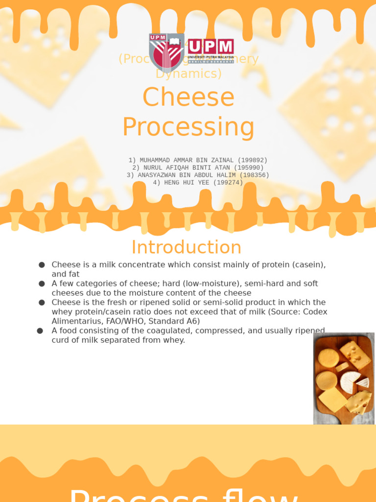 EPF4806 (Cheese Processing) | PDF | Cheese | Mechanical Engineering