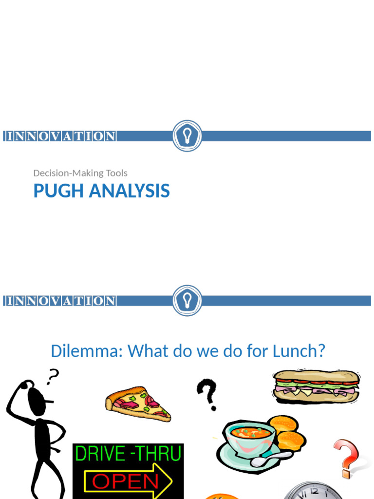 Innov Inter Sorting - Pugh | PDF | Decision Making | Data