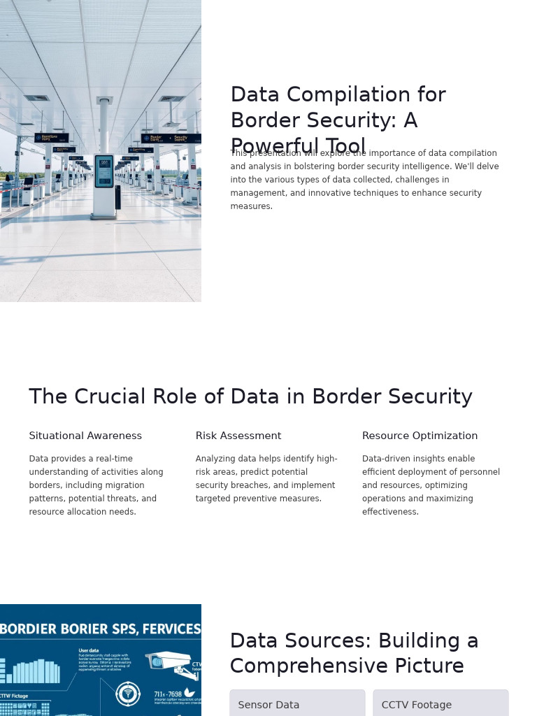 Data-Driven Strategies for Border Security | PDF | Security | Computer ...