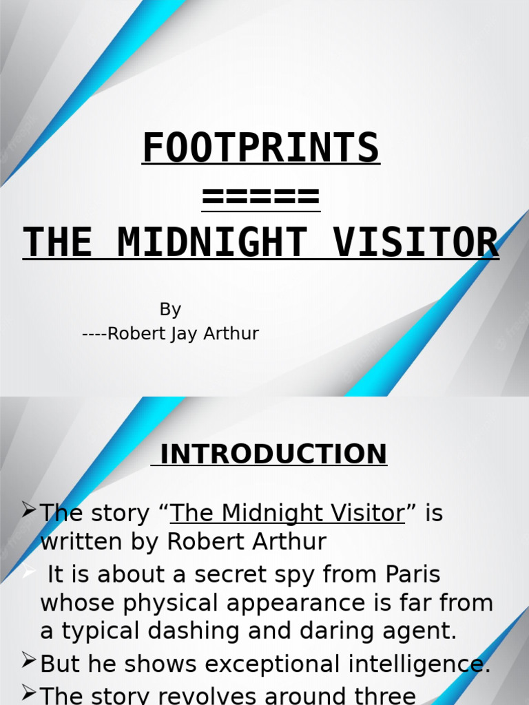 THE MIDNIGHT VISITOR------ | PDF