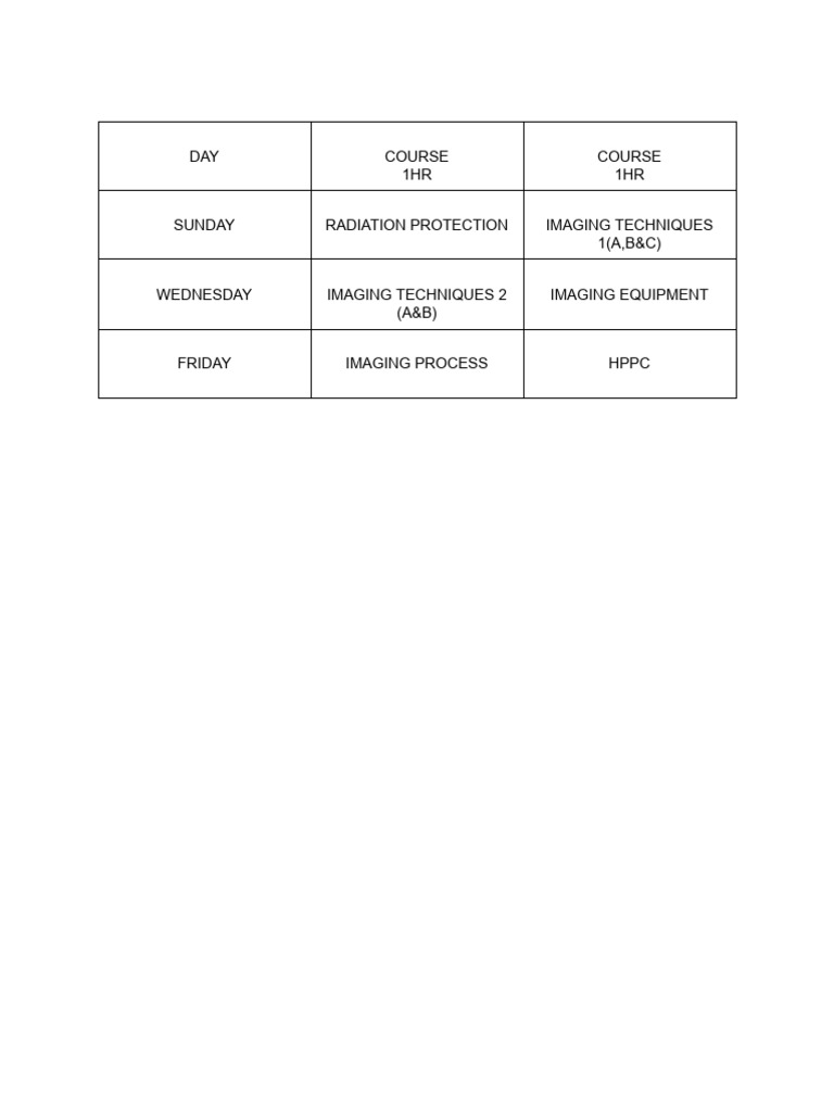 Group Study Timetable | PDF Group Study Timetable | PDF