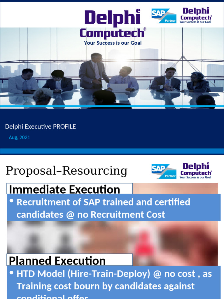 DELPHI Executive Intro - Aug 2021 | PDF | Business | Economies