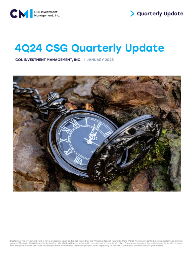 4Q24 CSG Quarterly Update | PDF | Investing | Fixed Income