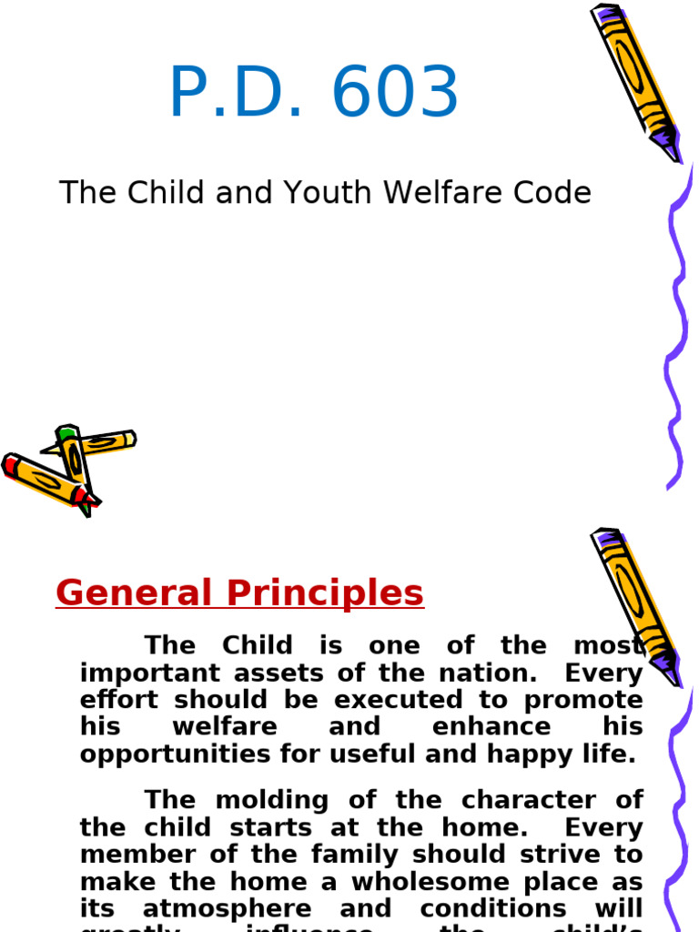 PD 603 | PDF | Intellectual Disability | Justice