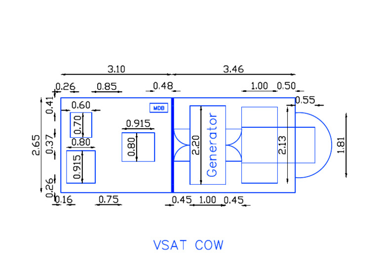 VSAT COW (As Built Layout) | PDF