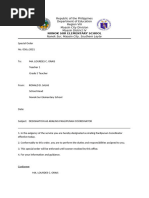 Sample Designation Letter | PDF