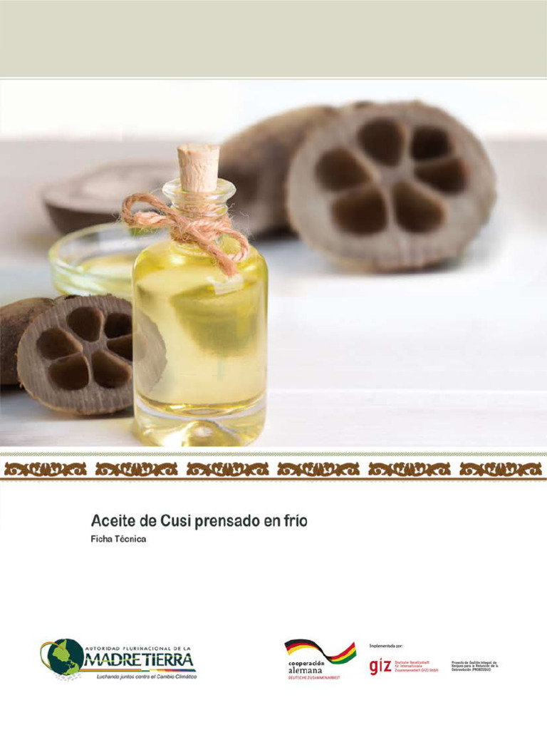 Ficha Aceite de Cusi | PDF