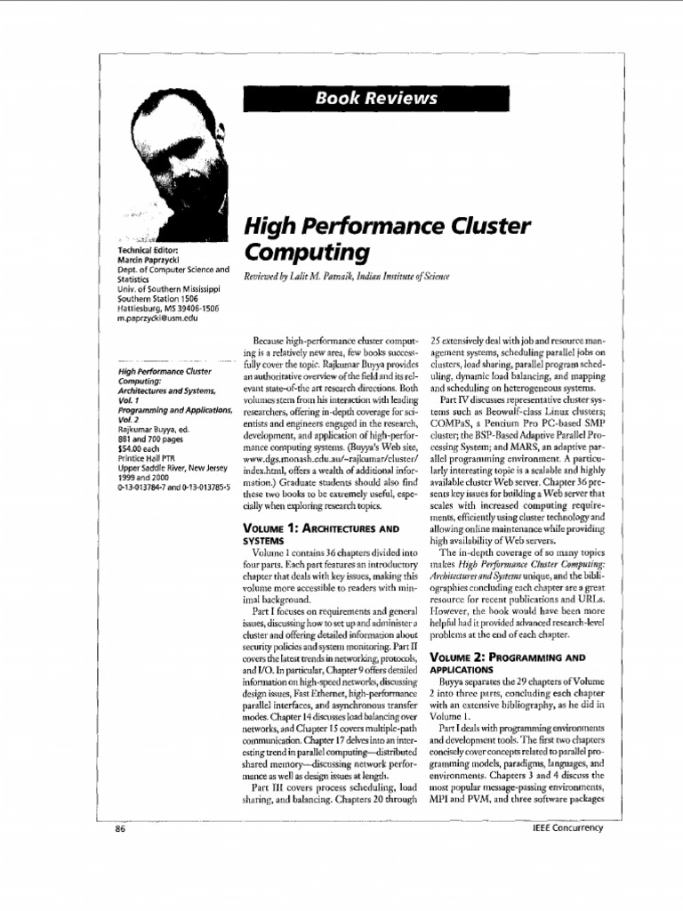 High Performance Cluster Computing Review | PDF | Computer Cluster | Computer Network