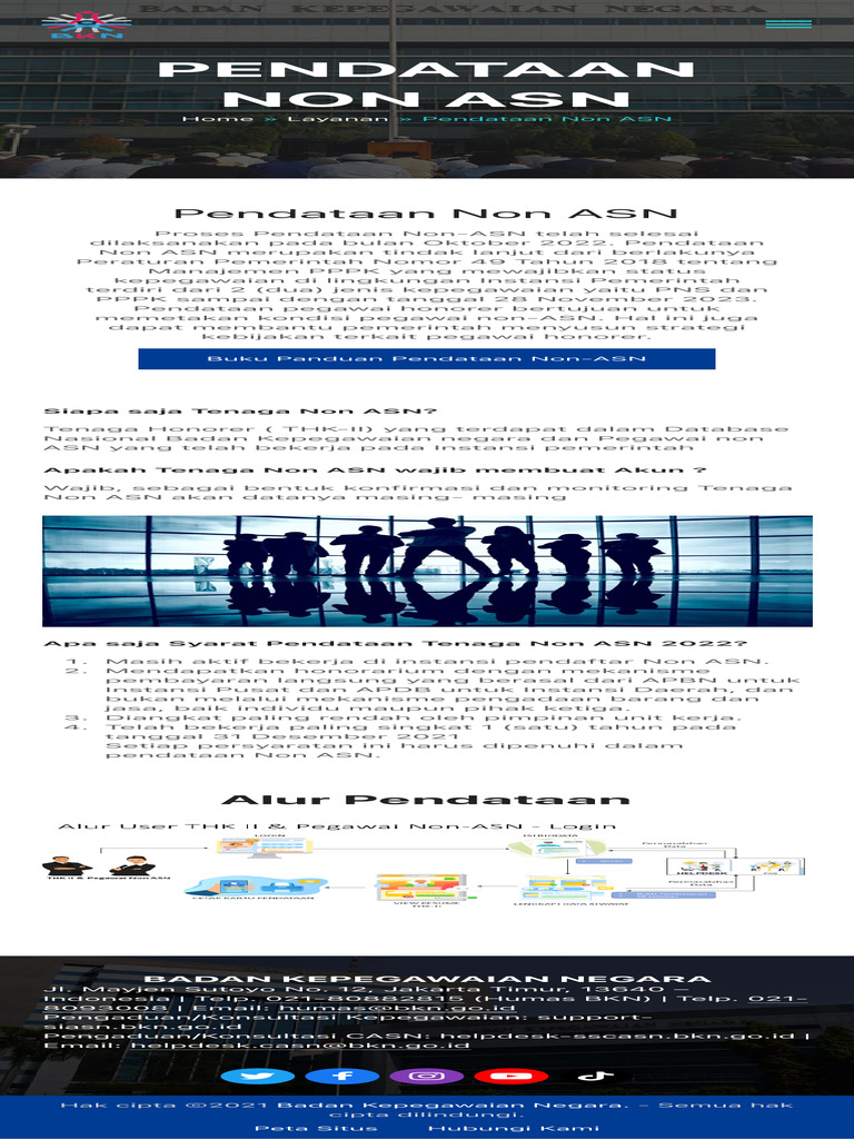 Pendataan Non ASN 2022 Selesai | PDF