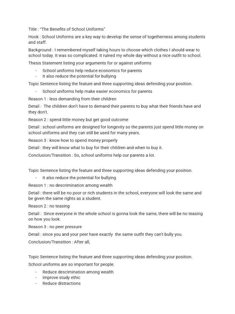 Opinion Outline | PDF