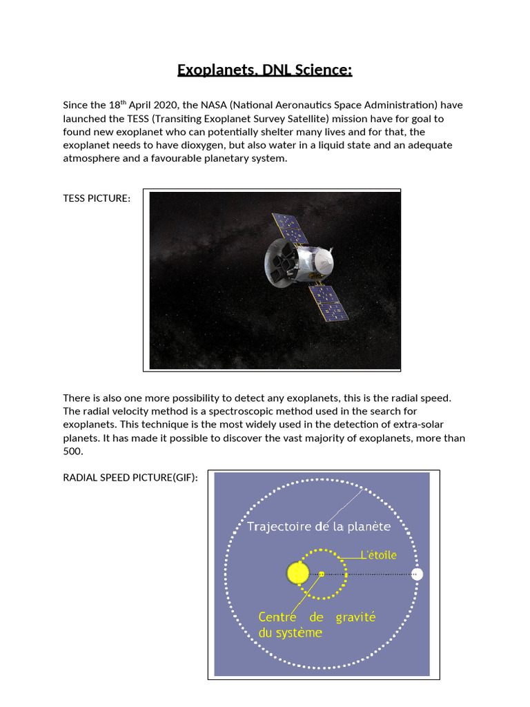 Exoplanets DNL Science | PDF