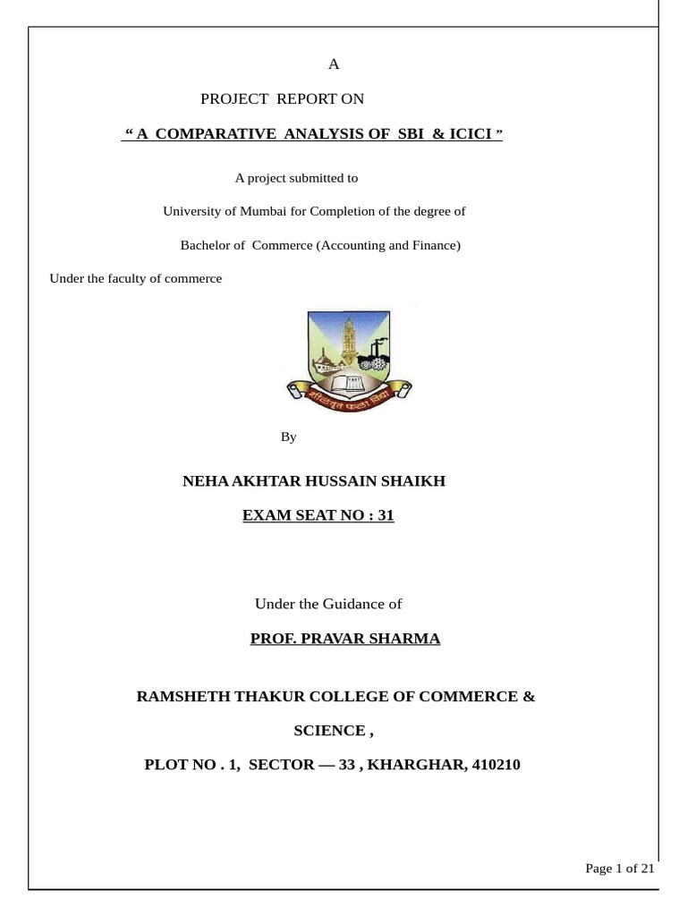 Neha Final Project | PDF | Banks | Institutional Investors