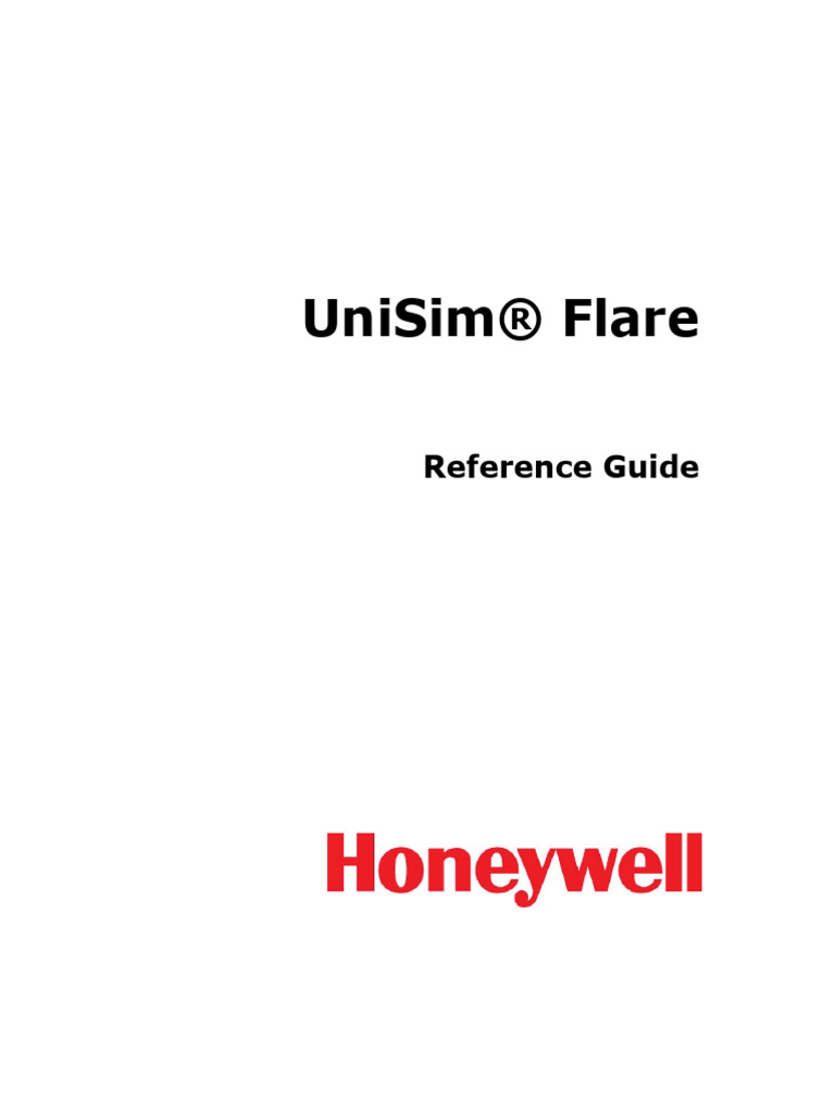 Unisim Flare Reference Guide PDF Free | PDF | Window (Computing ...