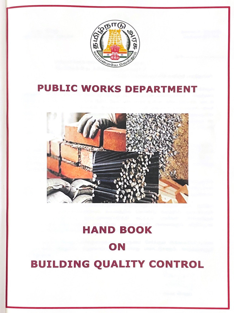 PWD Quality Control Manual for Construction | PDF | Concrete | Cement