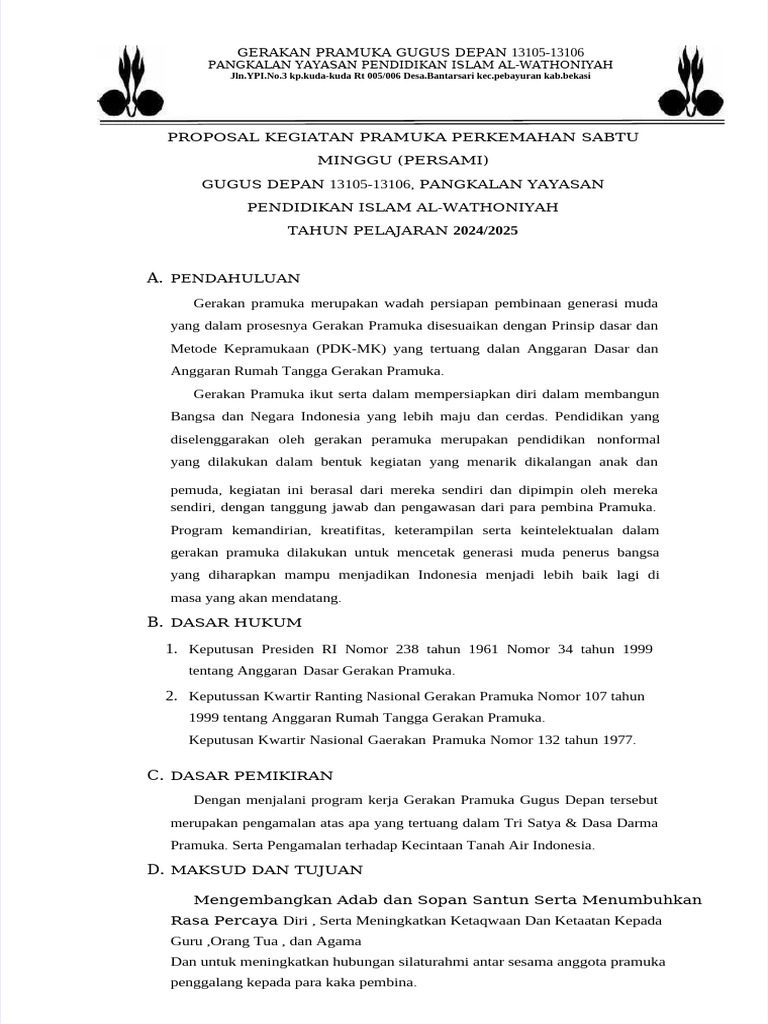 PERSAMI 2024 (New) - 1 | PDF