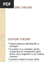 Ludwig Von Bertalanffy's General Systems Theory | PDF | System | Systems Theory