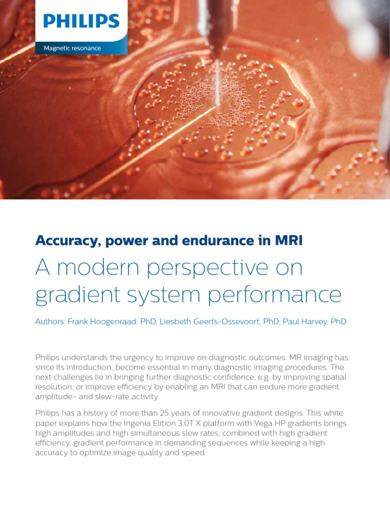 White Paper Ingenia Elition Vega HP Gradients | PDF | Magnetic ...