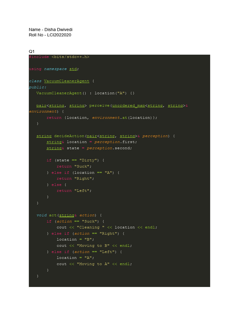 LCI2022020 Disha Dwivedi | PDF | Computer Programming | Software ...