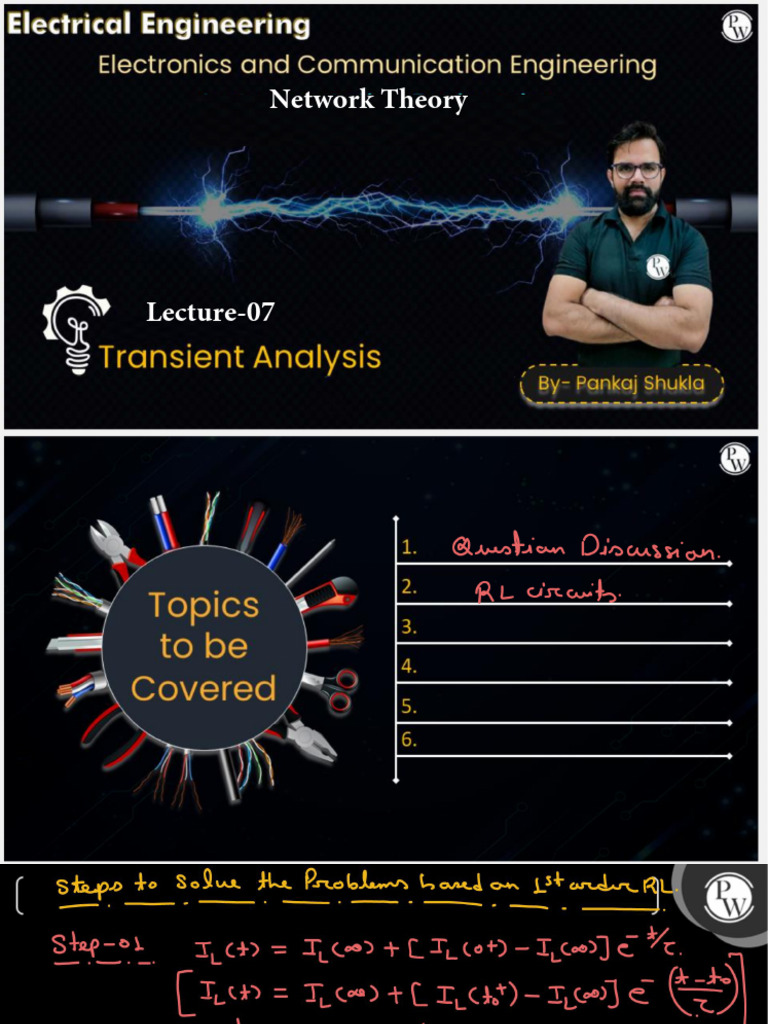 Transient Analysis 07 - Class Notes | PDF