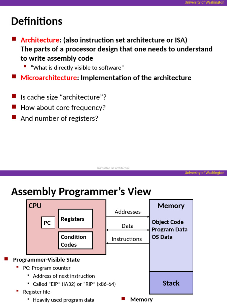 Lecture Slides 03 032-Architecture | PDF | Integer (Computer Science ...