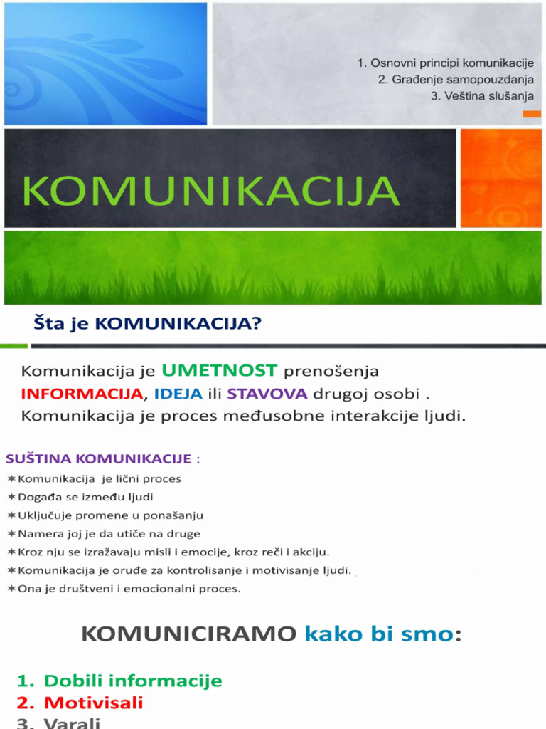 komunikacija | PDF