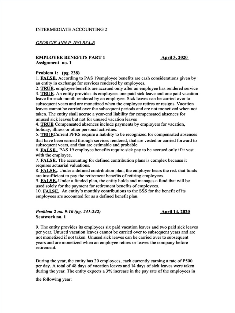 PDF Intermediate Acctg 2 Millan Compress | PDF