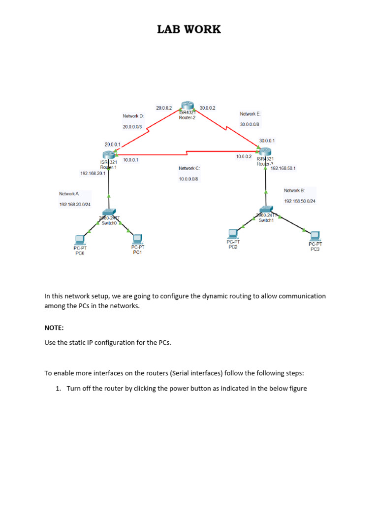 RIP Dynamic Routing Configuration Guide | PDF | Router (Computing ...
