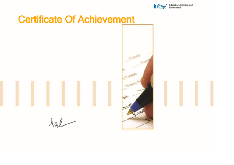 Infosys Certified Associate Consultant | PDF