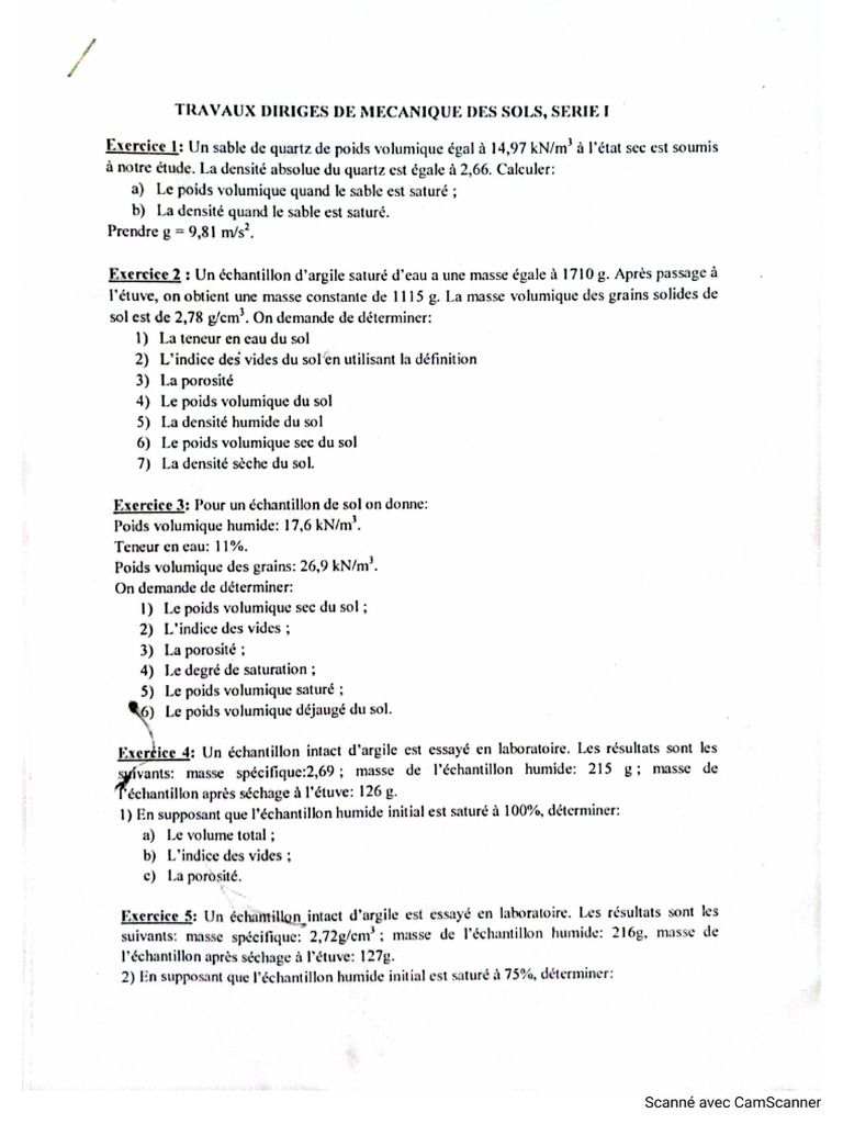 TD Mécasol Nº1 | PDF