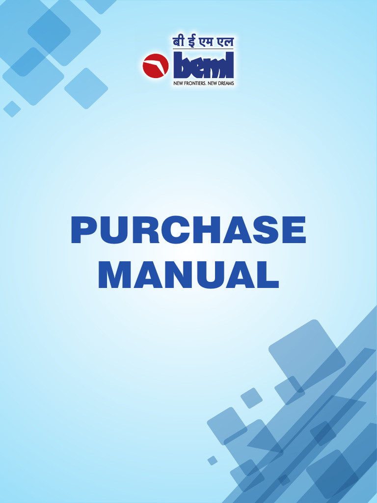Purchase Manual Nov2023 | PDF | Auction | Procurement