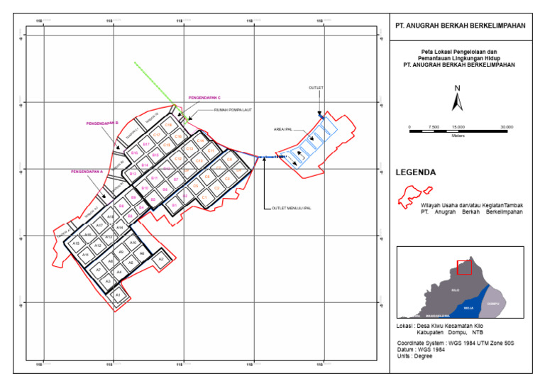 Siteplan PT. Anugrah Berkah Berkelimpahan | PDF