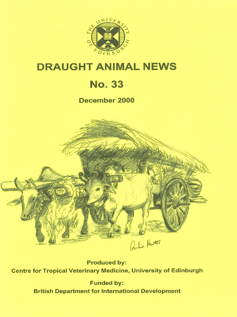 Tegegne and Crawford Draft Animal Power Use in Ethiopia | PDF