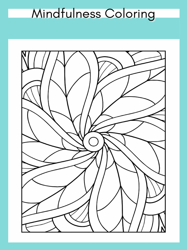 Mindfulness Coloring Worksheets | PDF