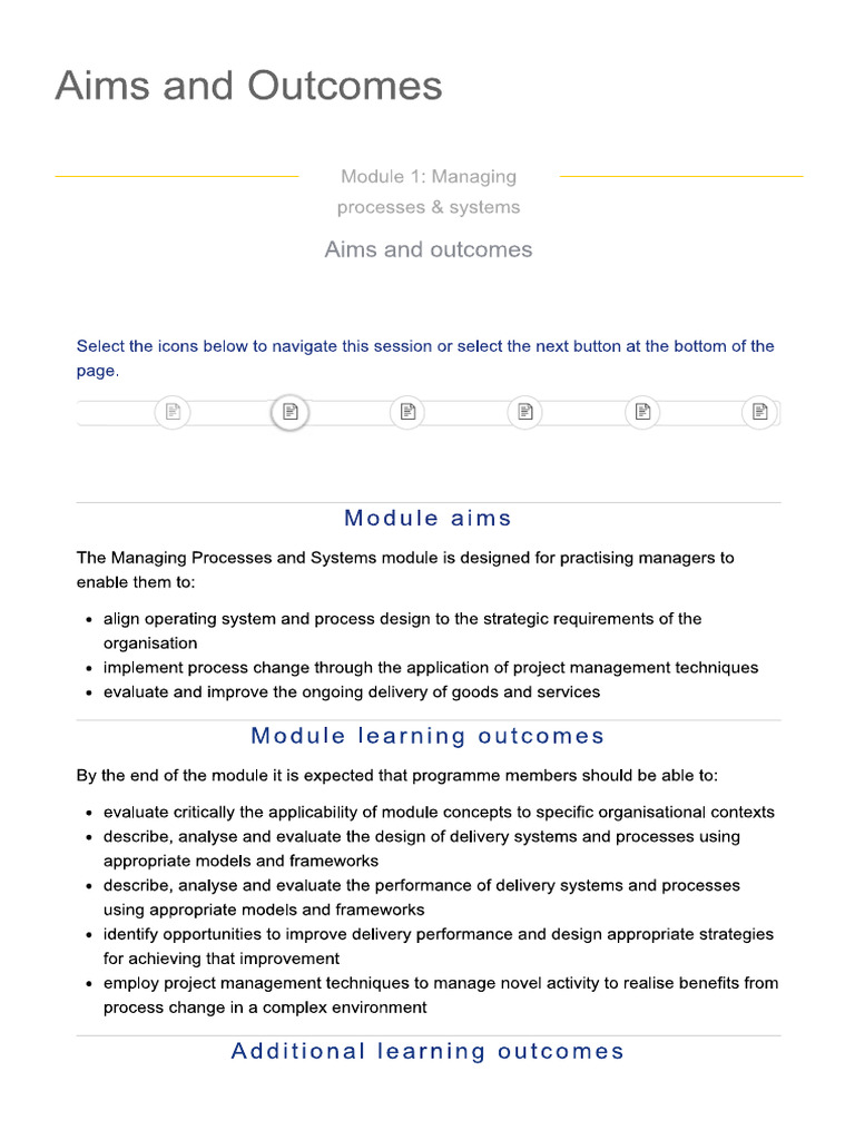 2 MPS - Aims and Outcomes | PDF