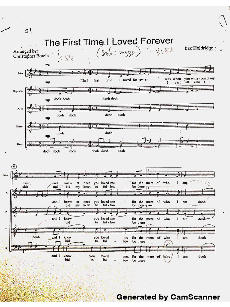 The First Time I Loved Forever | PDF