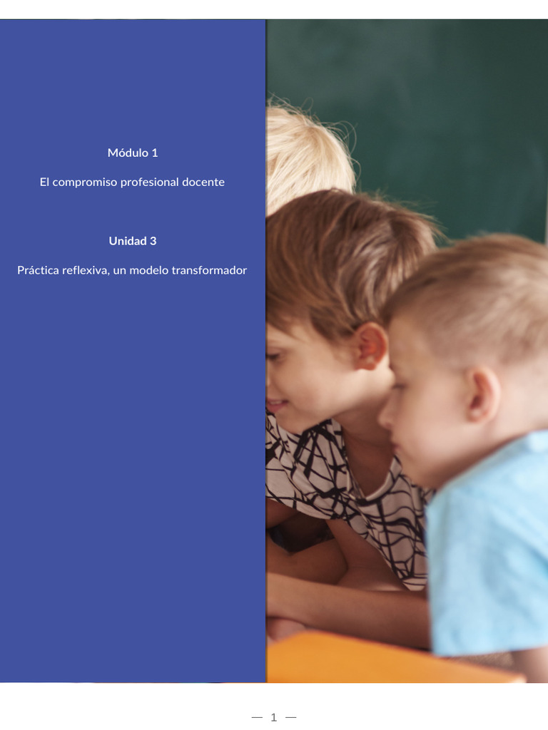 Unitat 3. Pràctica Reflexiva, Un Model Transformador | PDF | Enseñando | Maestros