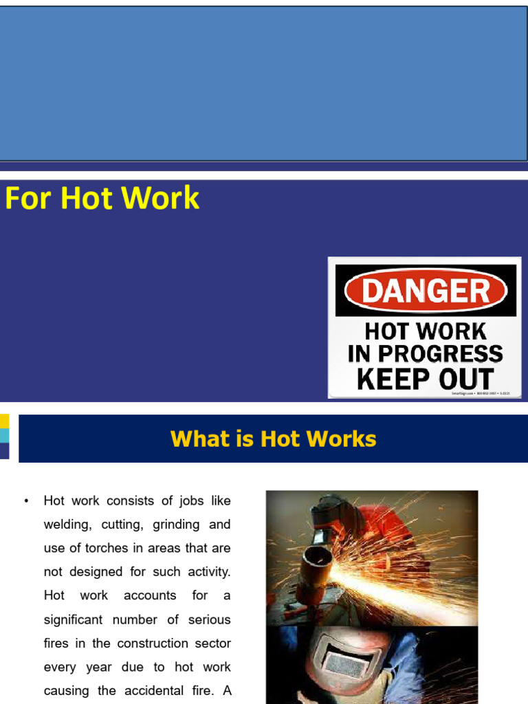Hot Work Safety Procedures Guide | PDF | Fires | Welding