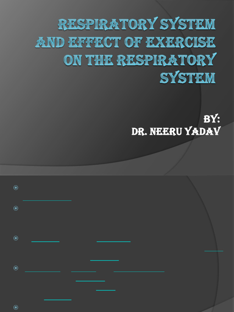 Respiratory System Pdf Respiratory Tract Respiratory System