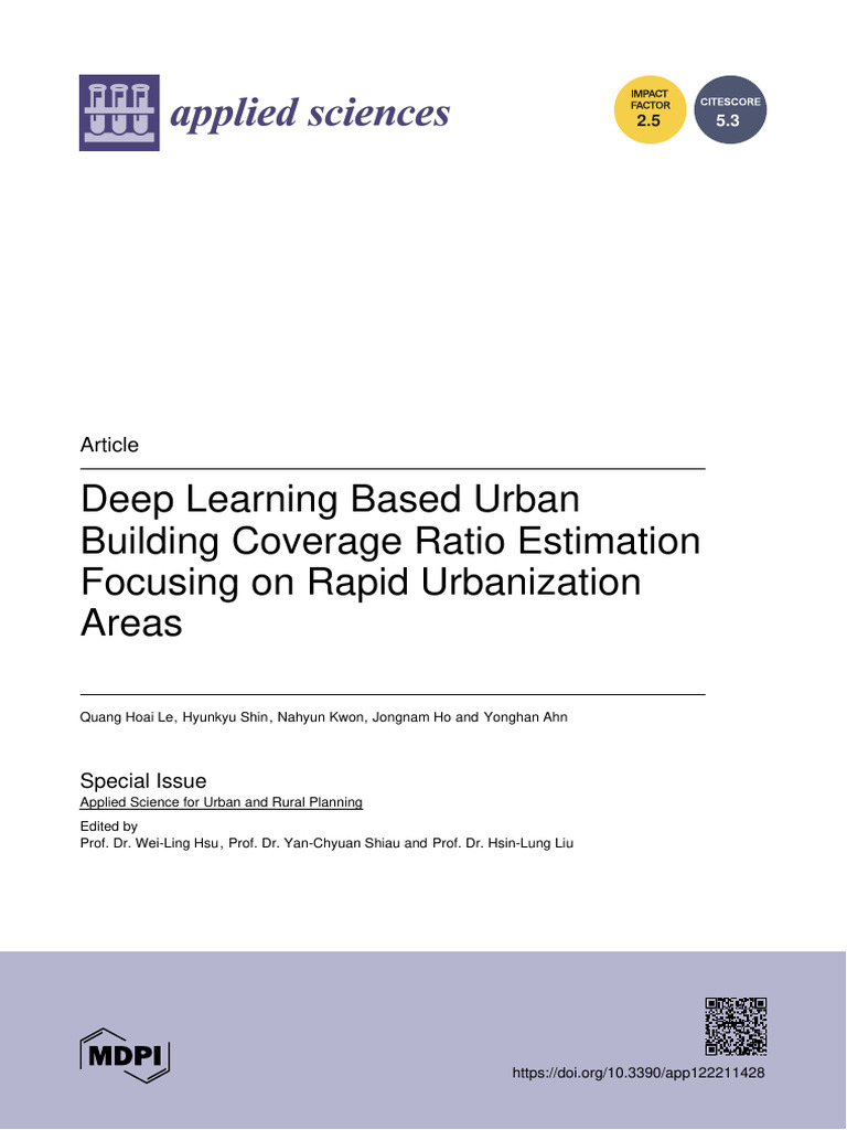 Applsci-12-11428-With-Cover Deep Learning Based Urban Building Coverage ...