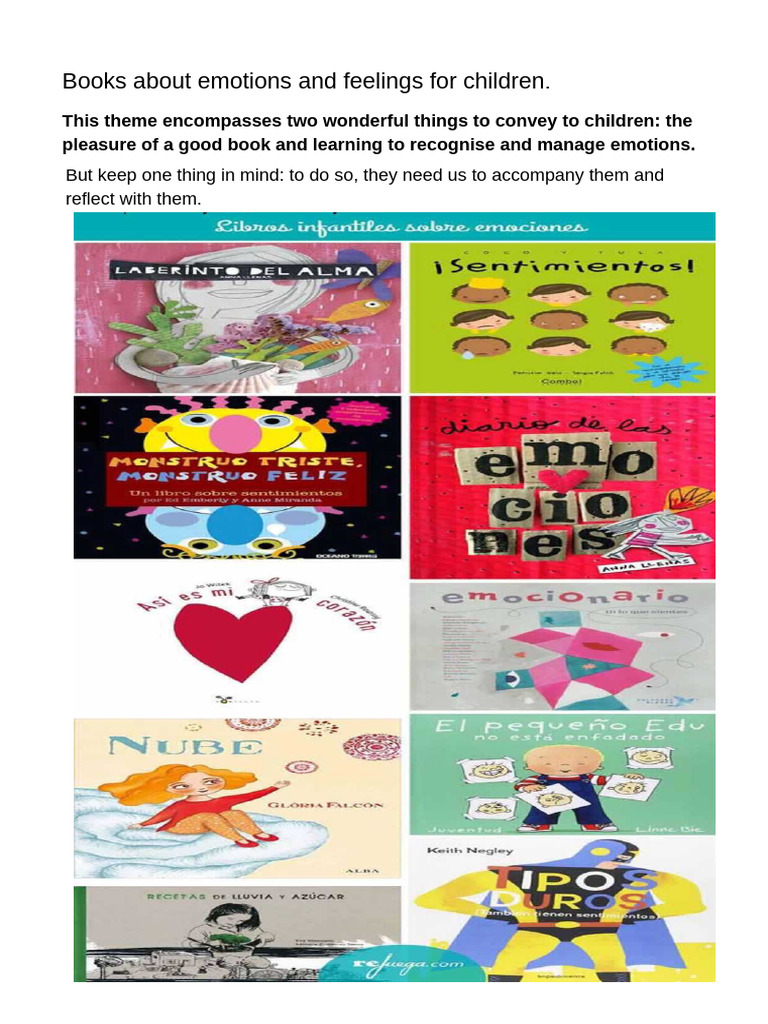Children's Books on Emotions and Fears | PDF | Empathy | Psychology