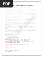Traffic Light Controller Using FSM | PDF | Traffic Light | Traffic
