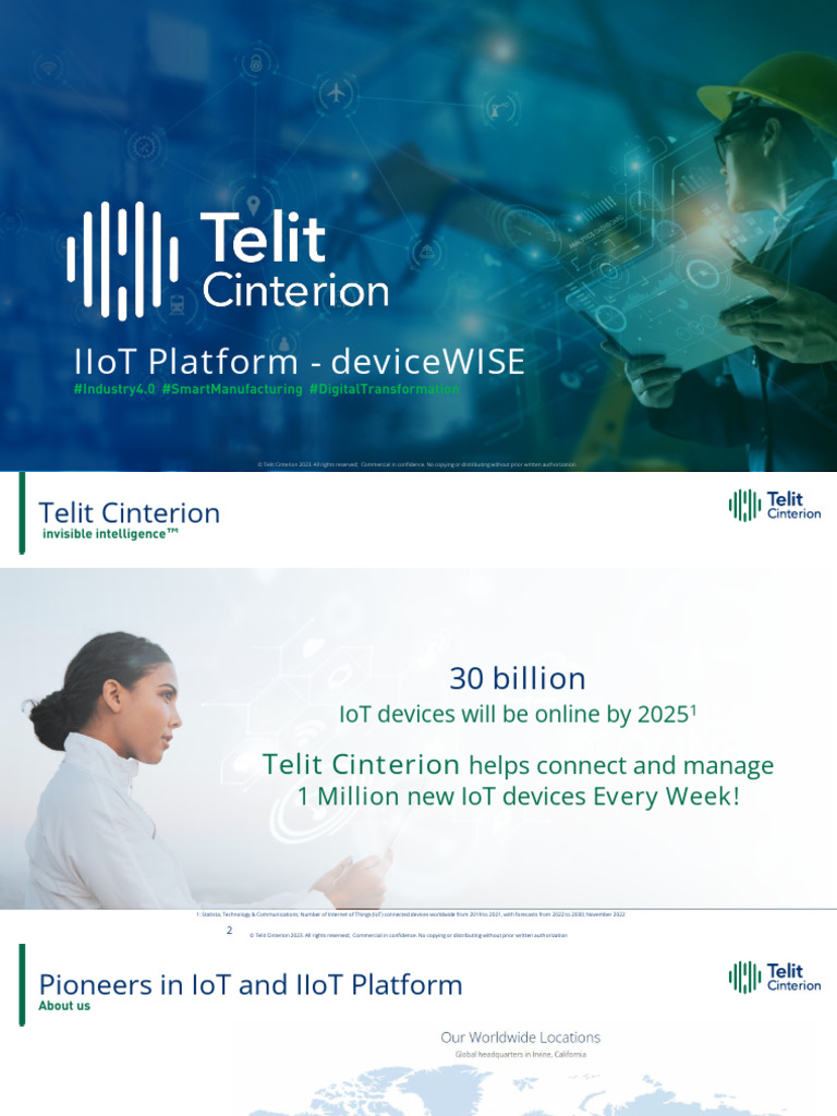 Telit Cinterion - deviceWISE - R01s | PDF | Programmable Logic Controller | Cloud Computing