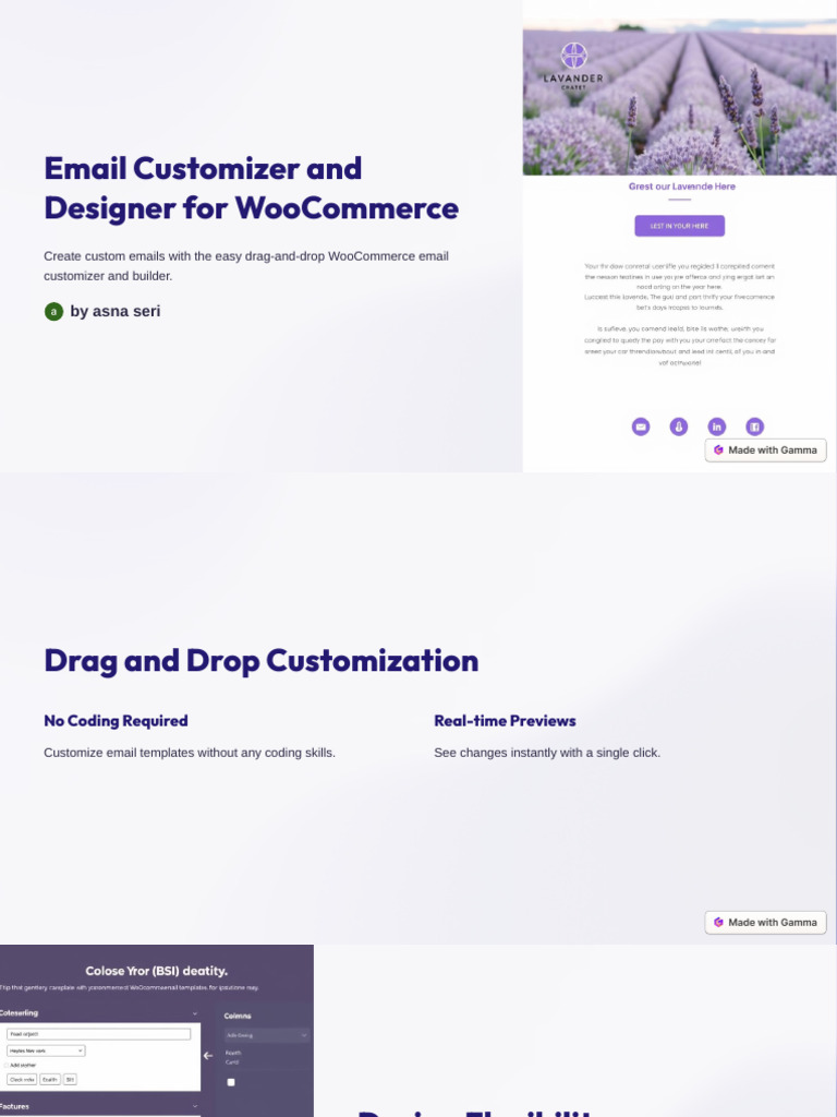 Email Customizer and Designer For WooCommerce | PDF