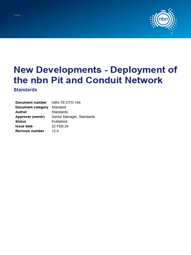 Pit Conduit Design Standards - Pdf.coredownload | PDF | Pipe (Fluid ...