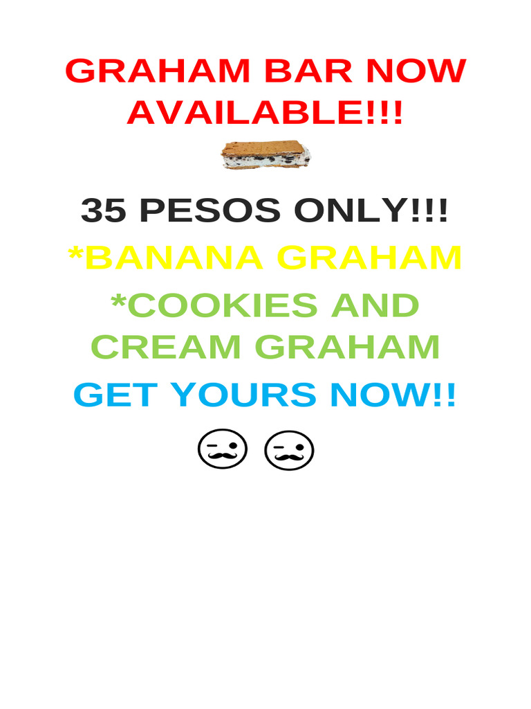 Graham Bar Now Available | PDF