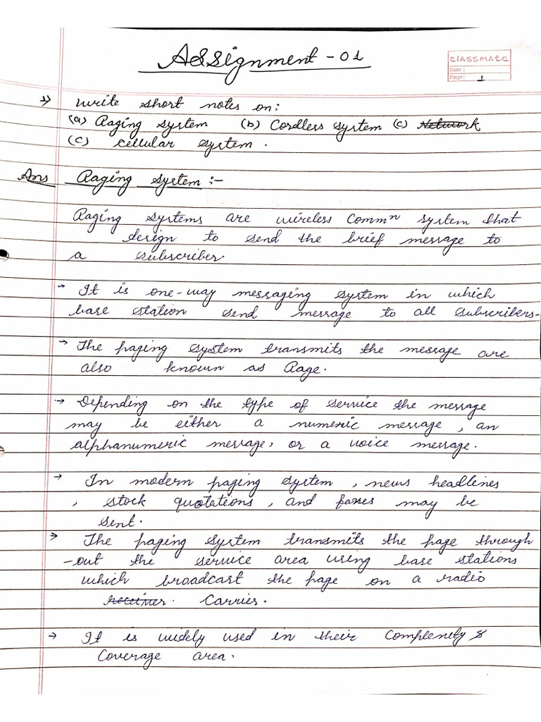 Wireless Communication Assignment of Important Questions | PDF