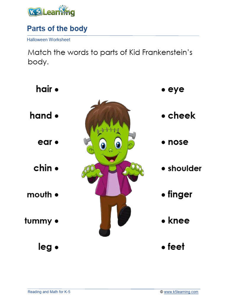 Halloween Body Parts B | PDF