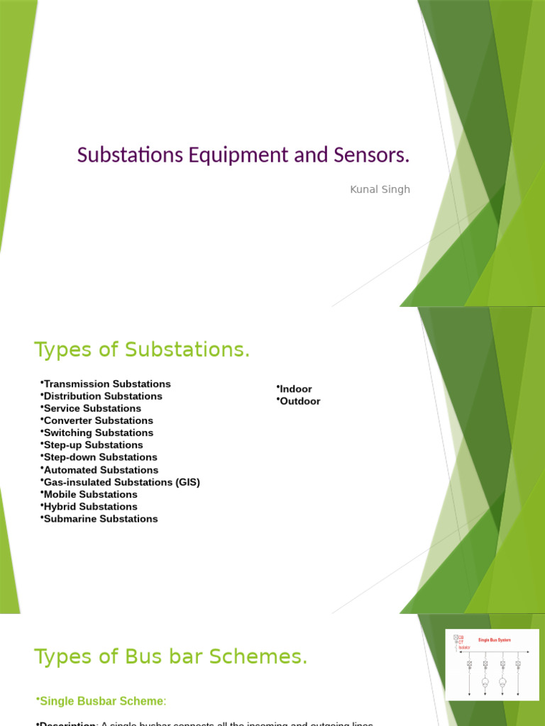 Substations Equipment and Sensors | PDF | Electricity | Electronic ...