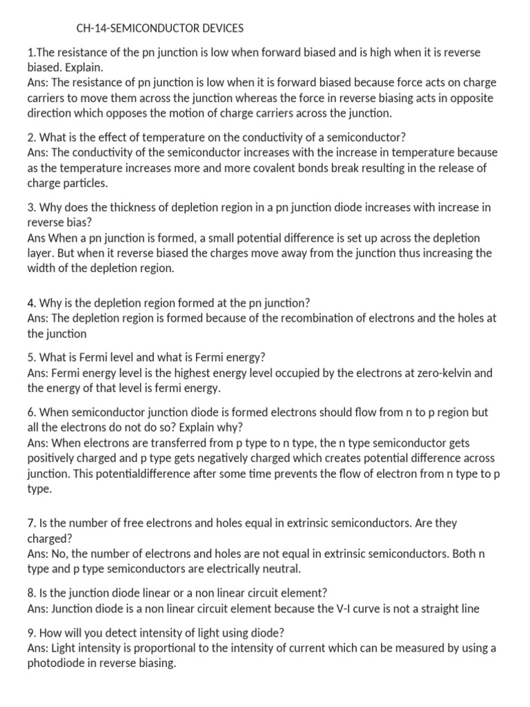 Semiconductor Devices | PDF | P–N Junction | Diode